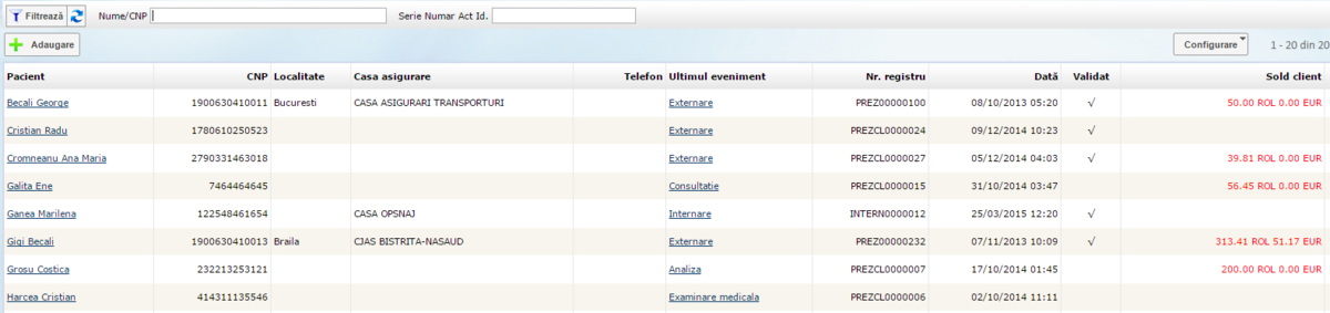 Clinica - Pacienti - docs